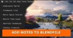 How To Add Notes In Your Blender File + Bonus Tip | Gachoki Studios